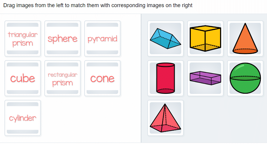 3D Shapes Matching - Tech Skills for Kids