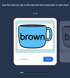 Hot Cocoa Sight Words Flashcards 22 - Tech Skills for Kids