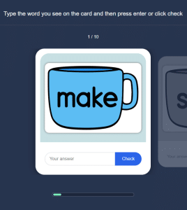 Hot Cocoa Sight Words Flashcards 22 - Tech Skills for Kids