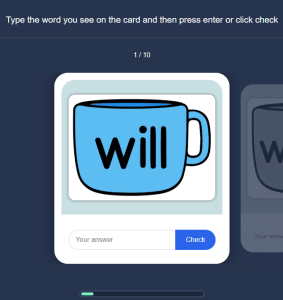 Hot Cocoa Sight Words Flashcards 22 - Tech Skills for Kids
