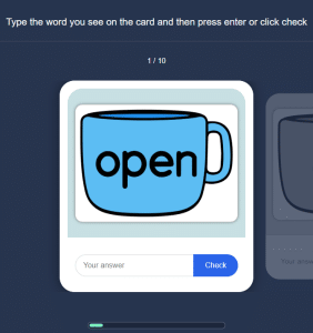 Hot Cocoa Sight Words Flashcards 22 - Tech Skills for Kids