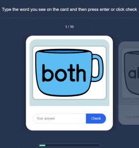 Hot Cocoa Sight Words Flashcards 22 - Tech Skills for Kids