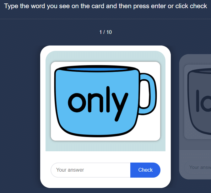 Hot Cocoa Sight Words Flashcards 21 - Tech Skills for Kids