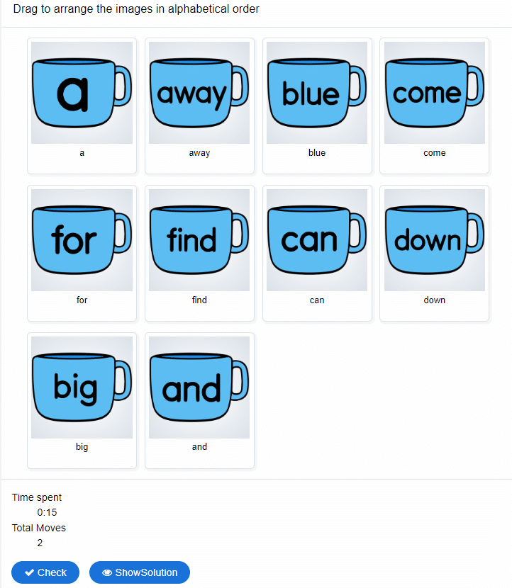 Hot Cocoa Sight Words Sequencing 1 - Tech Skills for Kids