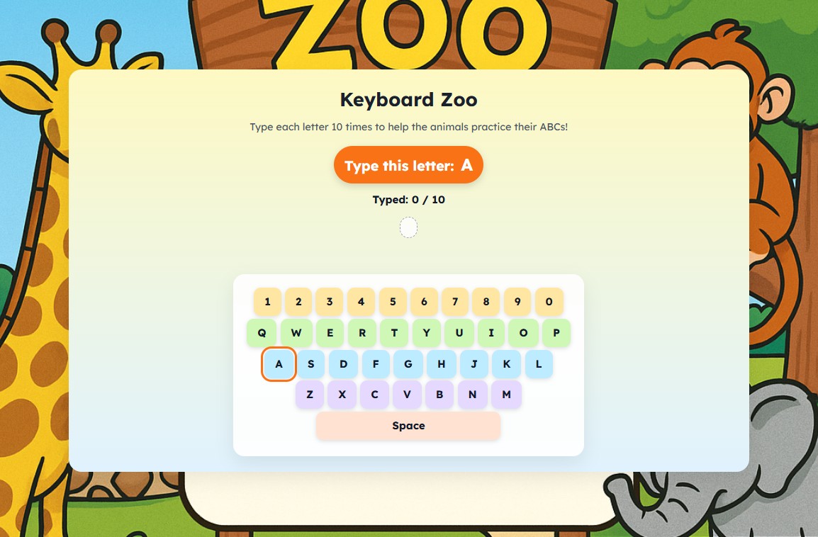 Keyboard Zoo - Tech Skills for Kids